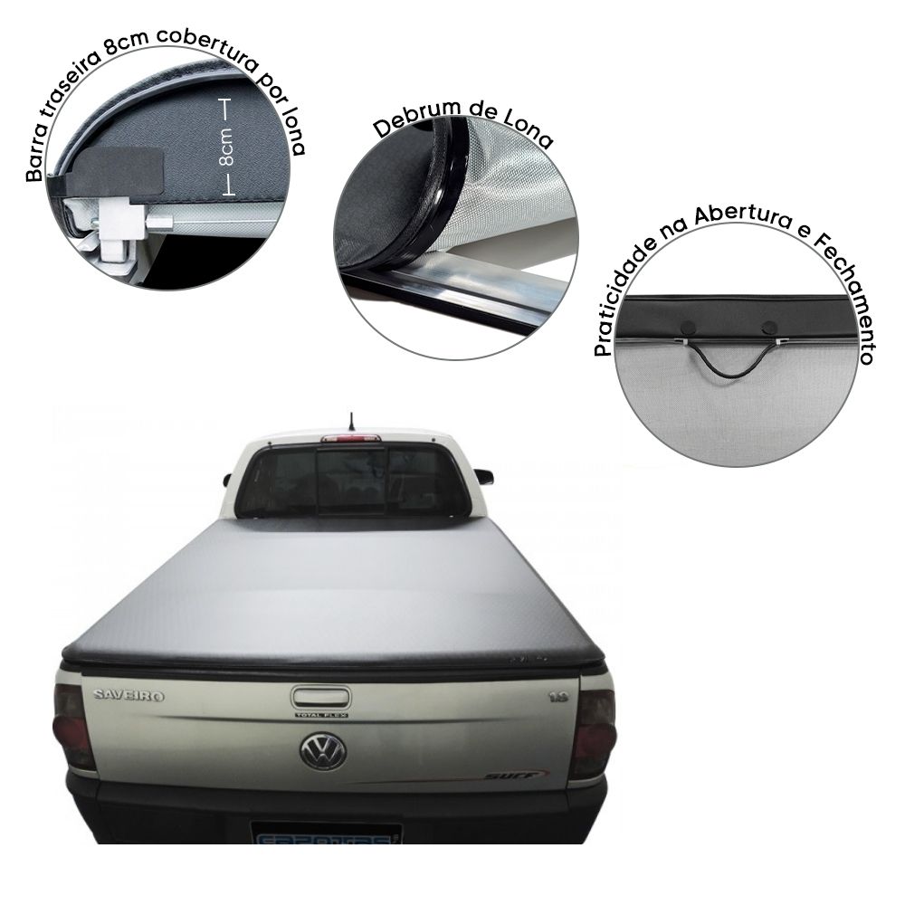 CAPOTA MARÍTIMA EXTREME VOLKSWAGEN VW SAVEIRO G2, G3 E G4 DE 1998 ATÉ ...